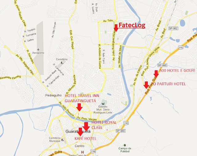 Blogisticando: Hospedagem em Guaratinguetá