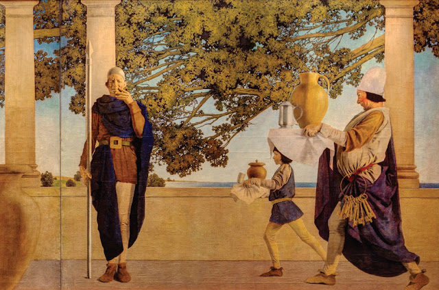 Just A Car Guy: Maxfield Parrish’s illustrations for an 1897 edition of ...