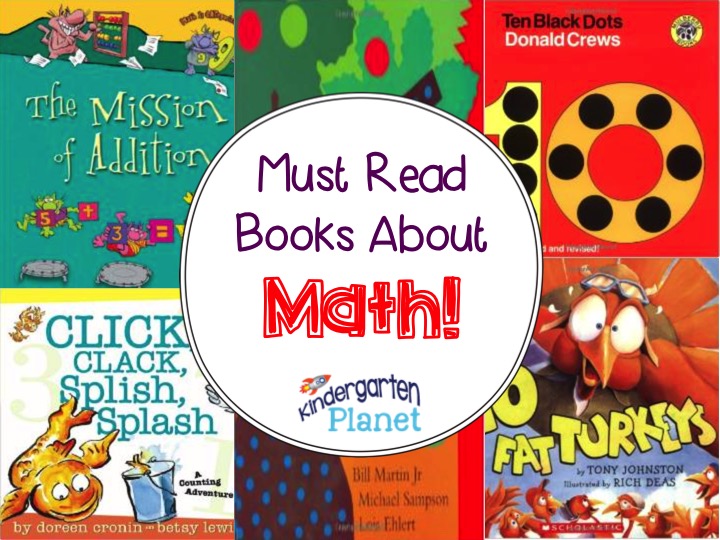 Kindergarten Planet: Must Read Monday: Must Read Books About Math