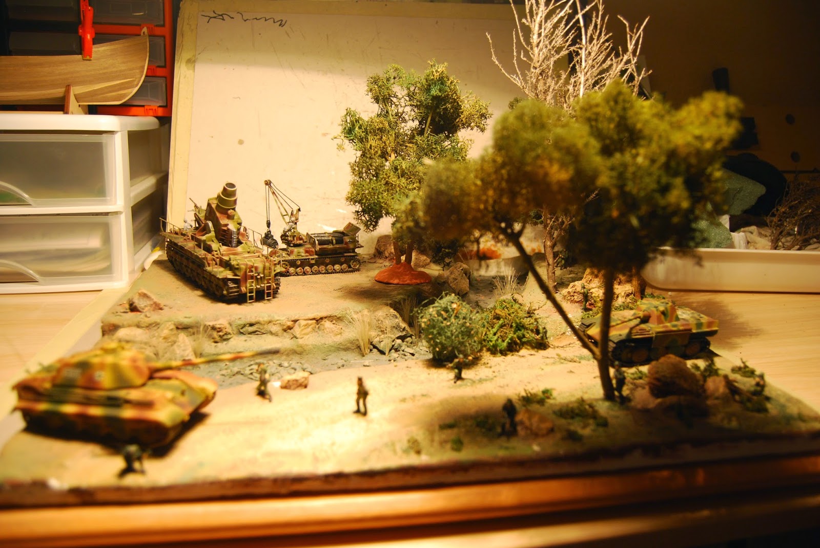 Dioramas y viñetas de Agustin Rivas: DIORAMA CON RIO (En construcción)