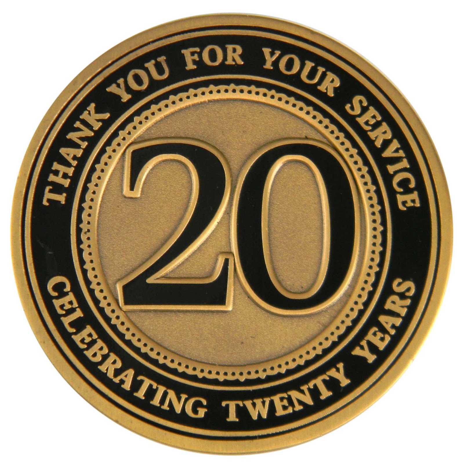 Point Emblems: Years of Service Coins