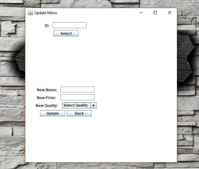 Java Project of restaurant dish menu System with File handling java IO ...