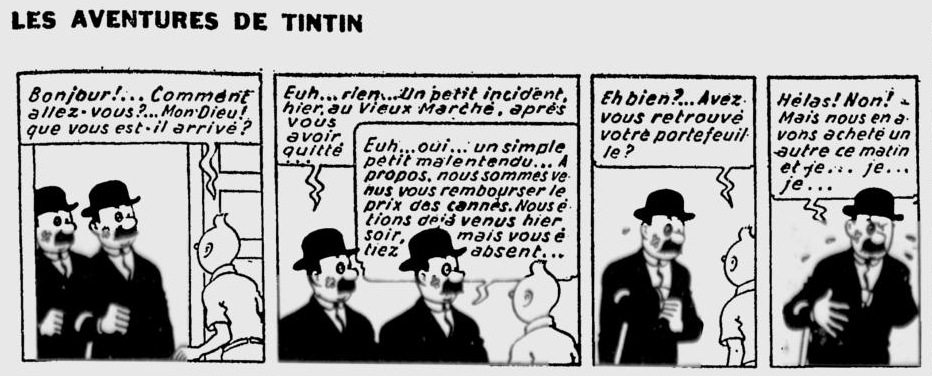 Chris Sobieniak's Comics & Stories: Tintin en français