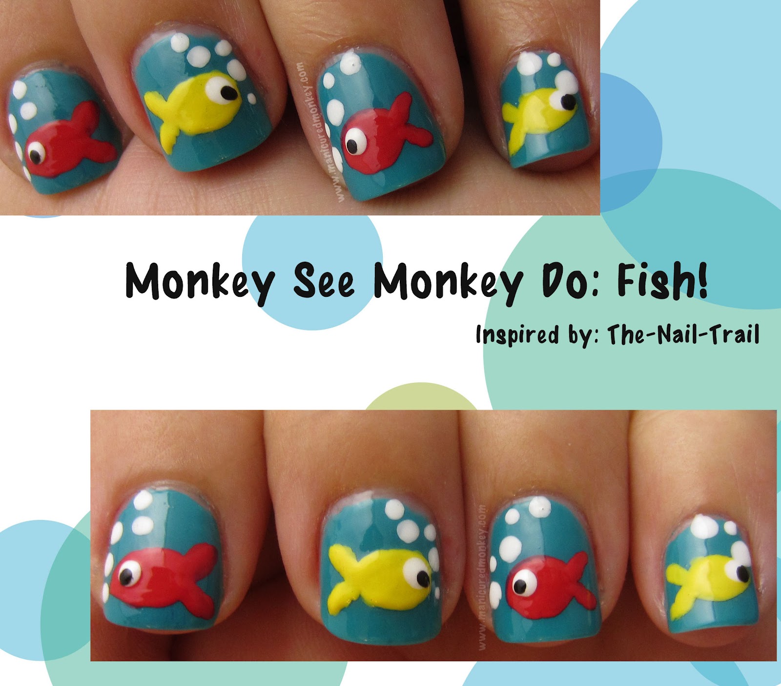 The Manicured Monkey: Monkey See Monkey Do Monday: Fish!