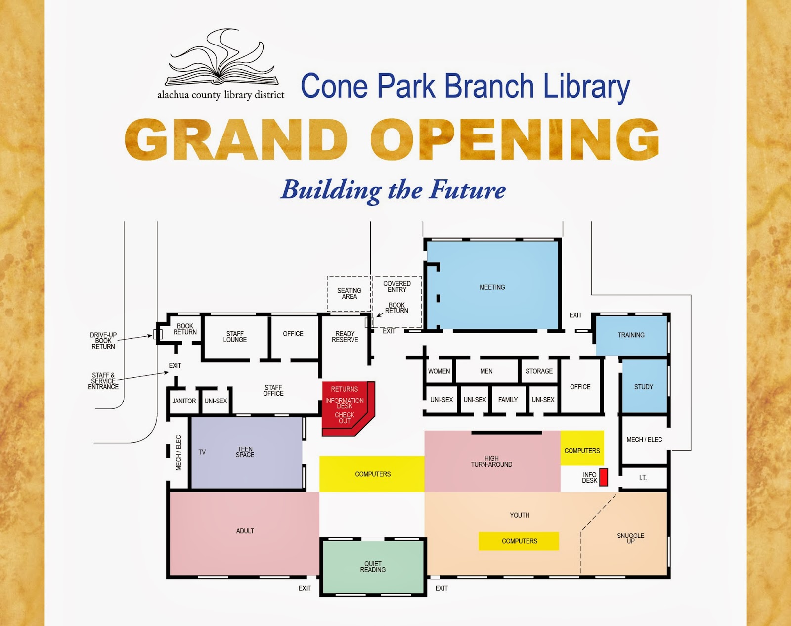 Library Marketing Design: Marketing Designs for a New Library Grand ...