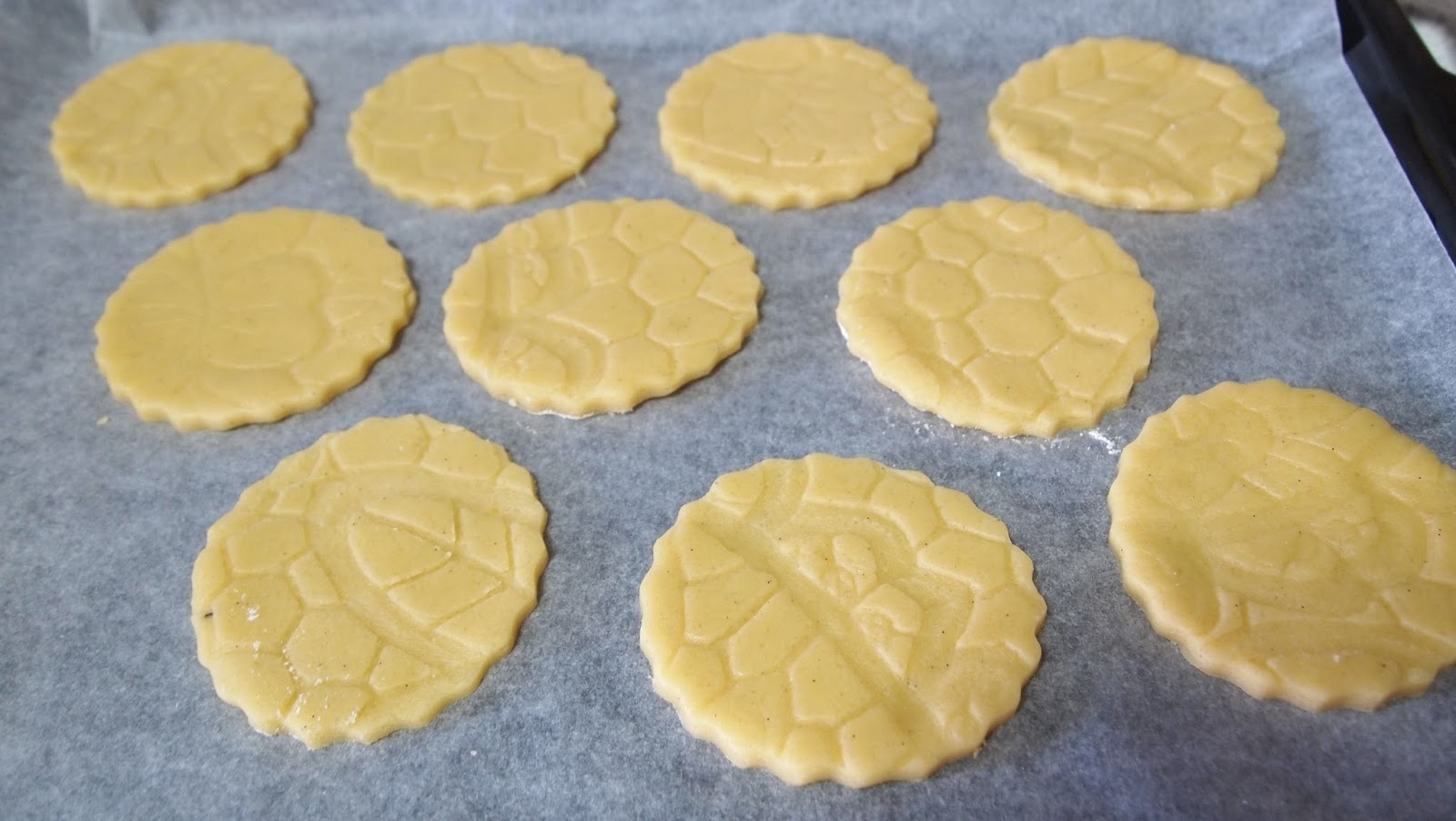 Galletas de vainilla con relieve ~ Andreíta come de todo