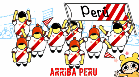 Despedida de la hinchada peruana