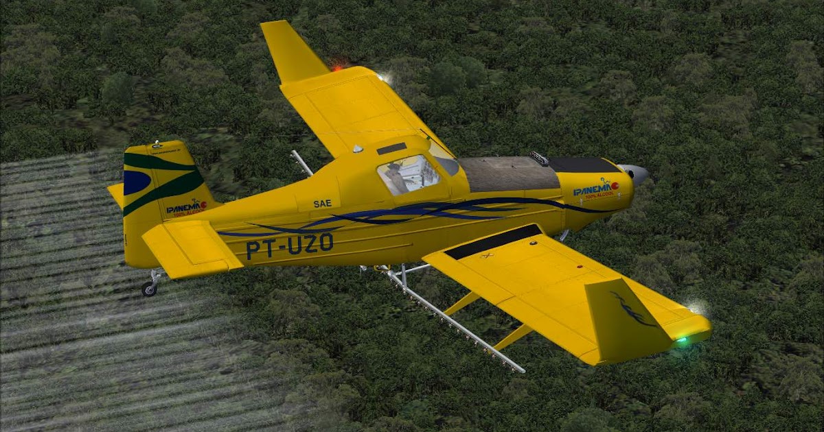 Texturas Brasileiras: Embraer EMB-202 Ipanema PT-UZO