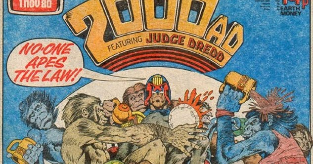 Dredd Alert: Judge Dredd: Monkey Business At The Charles Darwin Block ...