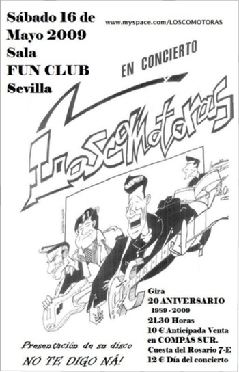 Imprenta Nuevaola80: Loscomotoras: Fun Club (Sevilla)