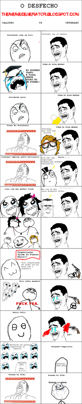 The Meme Generator: Calouro VS Veterano - O Desfecho
