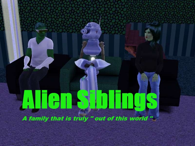 Alien siblings SIMS 3