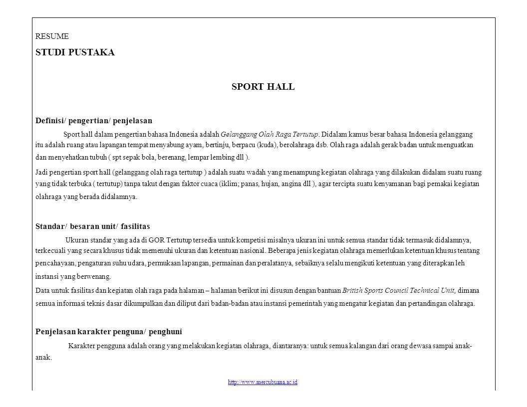 Kumpulan Contoh Studi Pustaka - Aneka Contoh