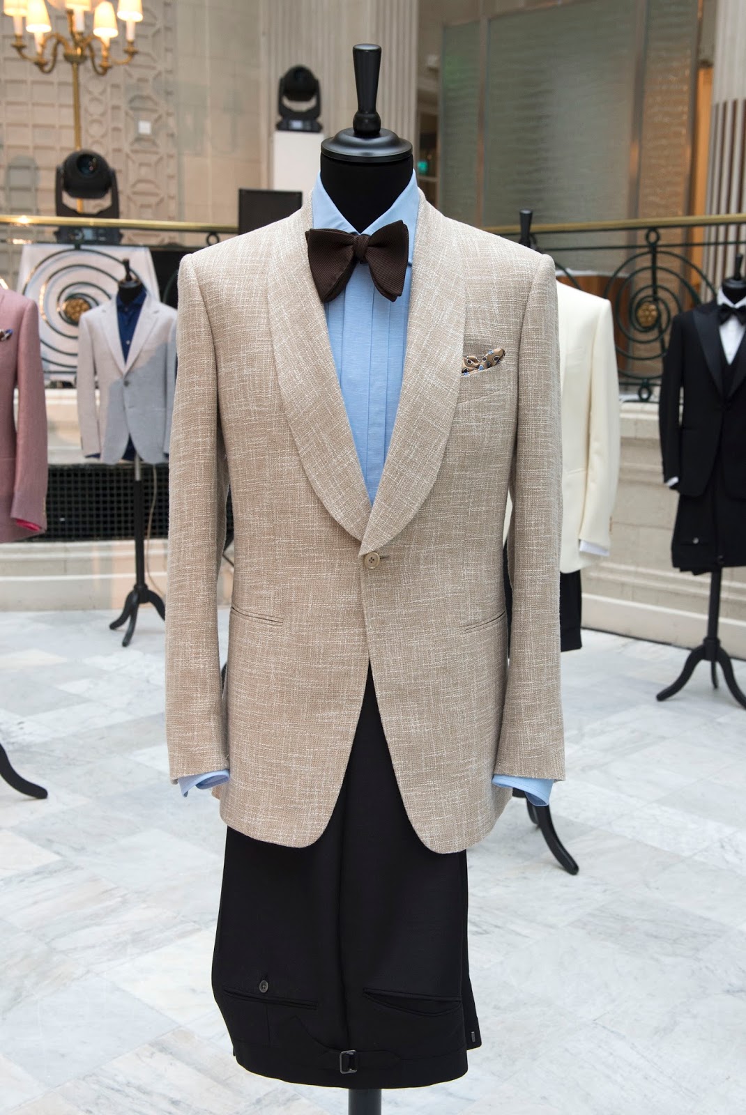 men's styling: Chester Barrie Spring/Summer 2017 at London Collections:Men