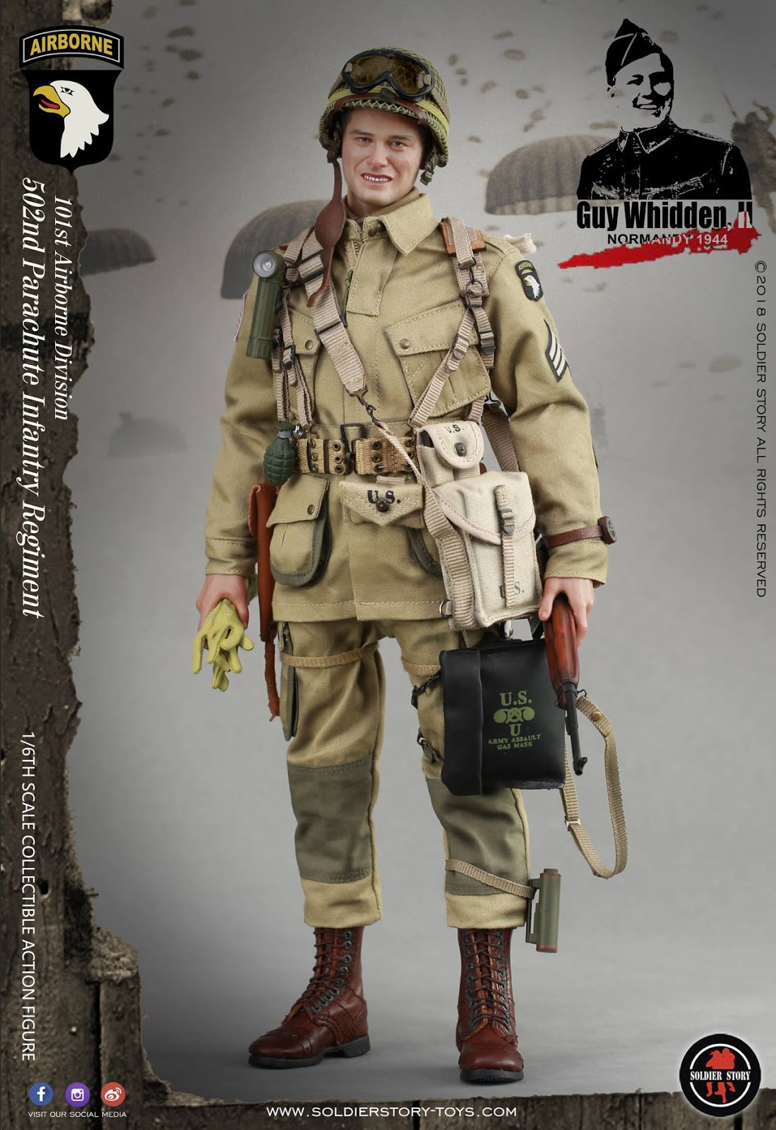 toyhaven: Soldier Story 1/6th WWII 101ST AIRBORNE DIVISION “GUY WHIDDEN ...