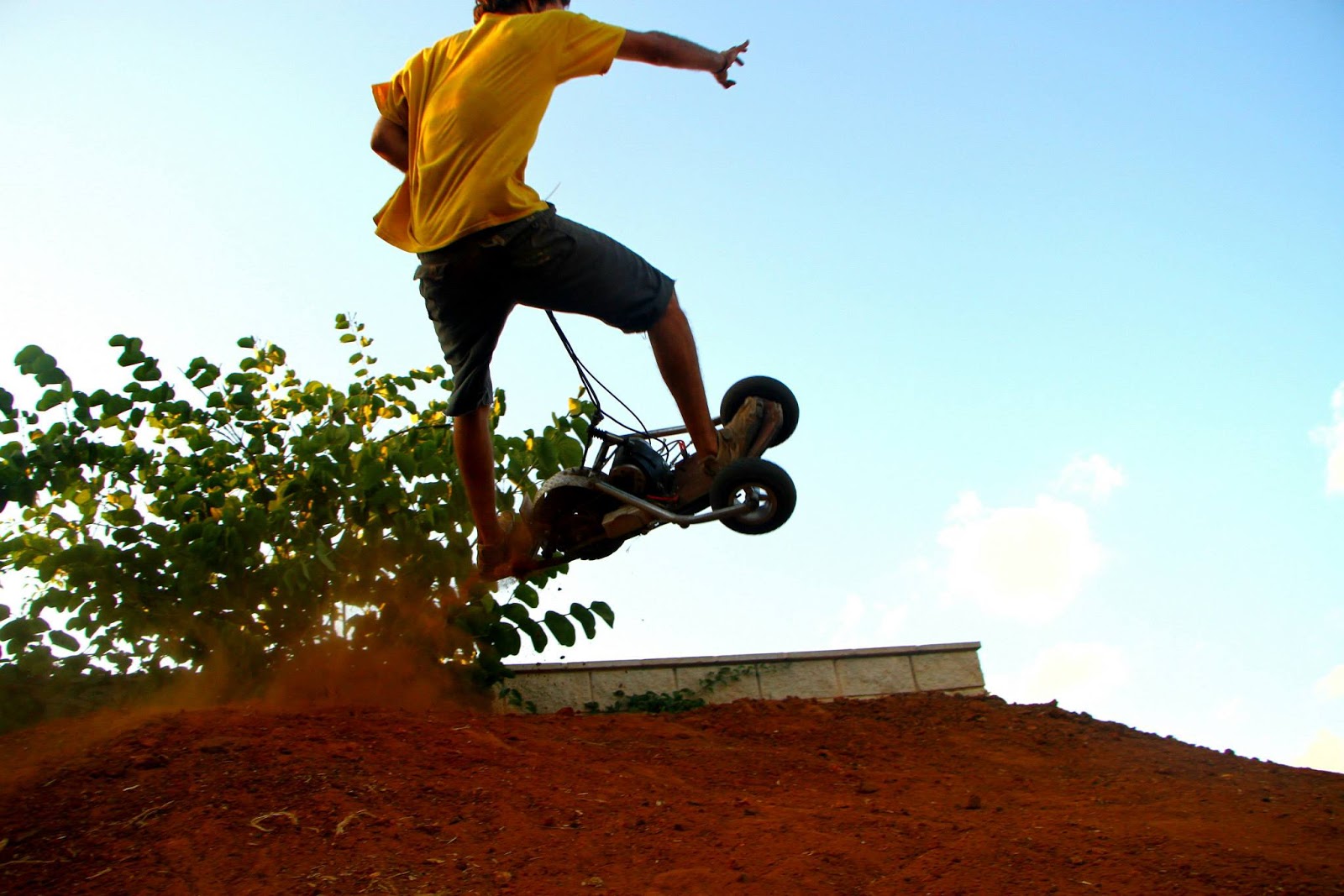 wackyboards: TLAT - 3 Wheel Mountainboard with Tilting Wheels