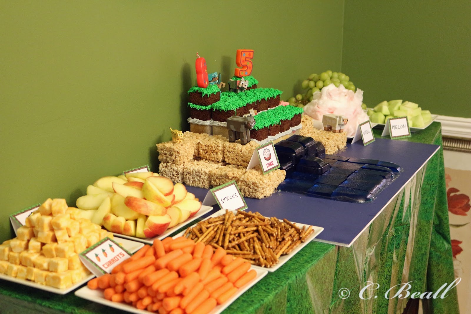Our Little Piece of Chaos: Minecraft Birthday Party