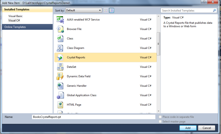 How To Create Crystal Reports In Webforms Riset 4855