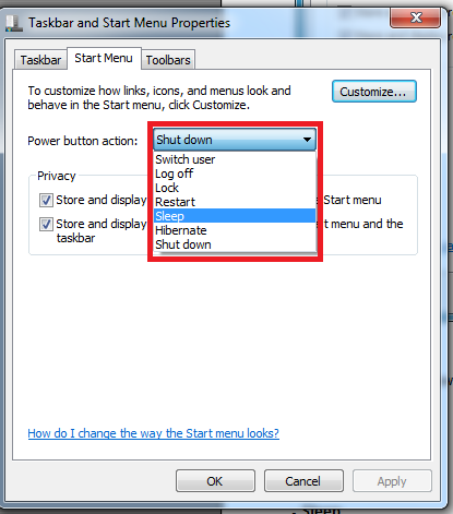 How to Change Windows 7 Shutdown Button ~ Technology And Sharing