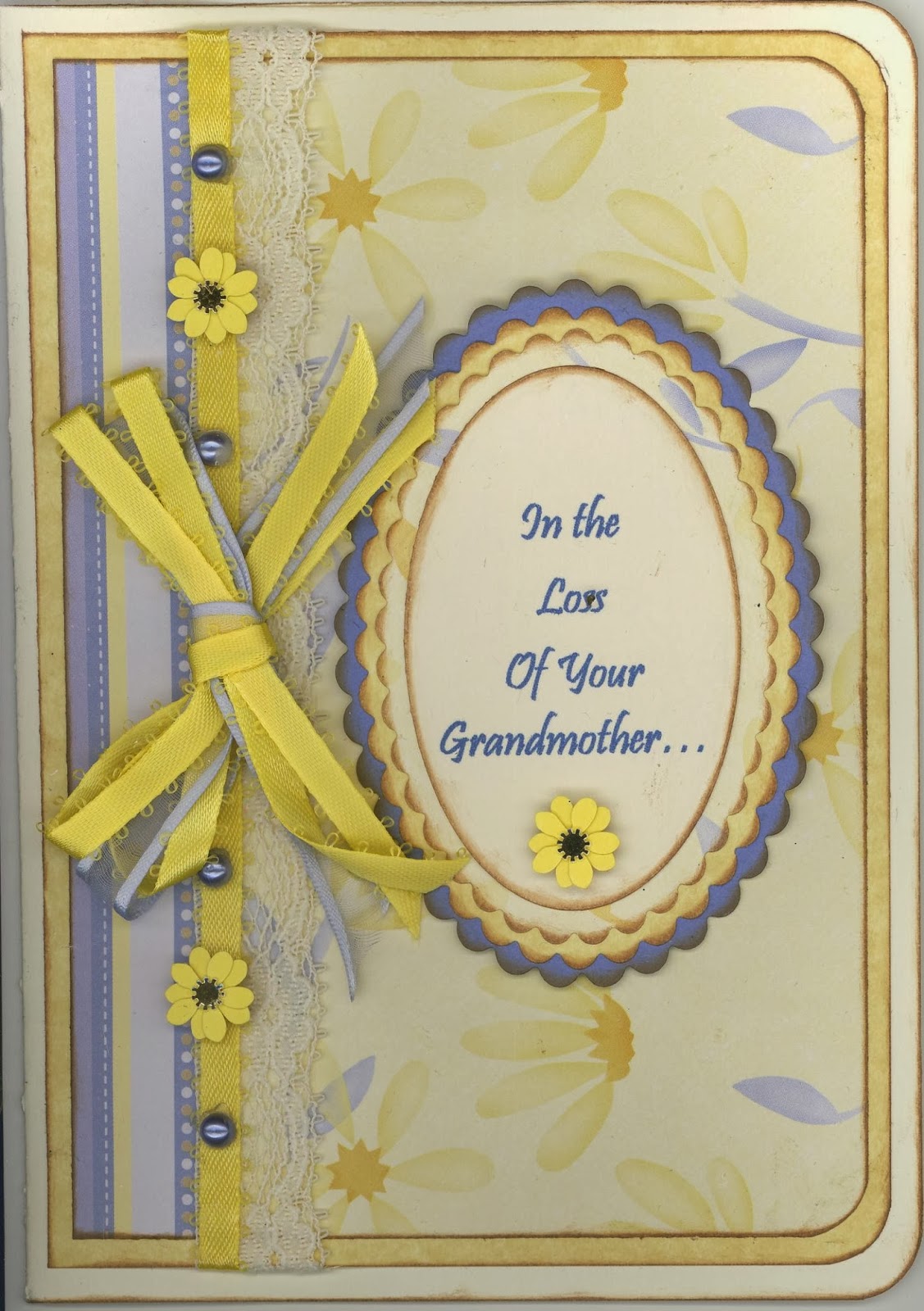 Chatterbox Creations: Sympathy Cards to Remember Their Grandmother