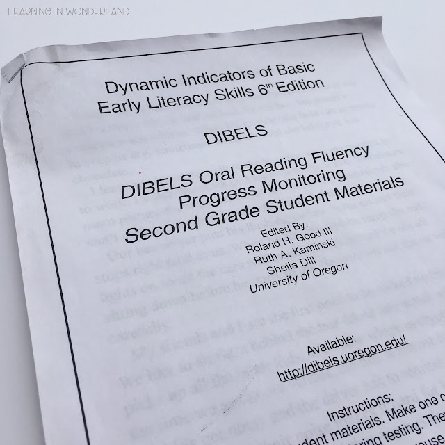 Progress Monitoring In The Primary Classroom Learning In Wonderland