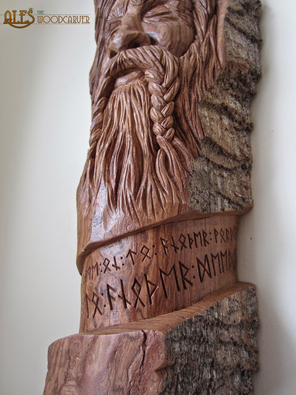 Ales the woodcarver: Odin - wood spirit