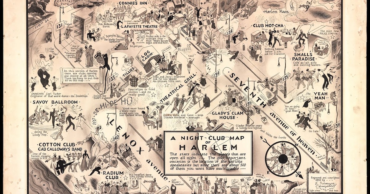 Map of the Week: A Night Club Map of Harlem
