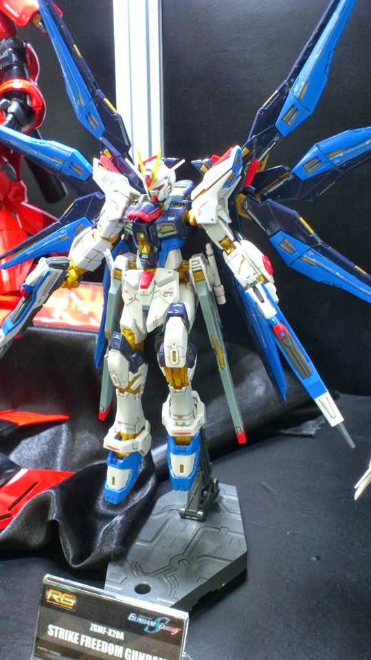 GUNDAM GUY: RG 1/144 Strike Freedom - On Display @ Gunpla Expo 2013 (GBWC)