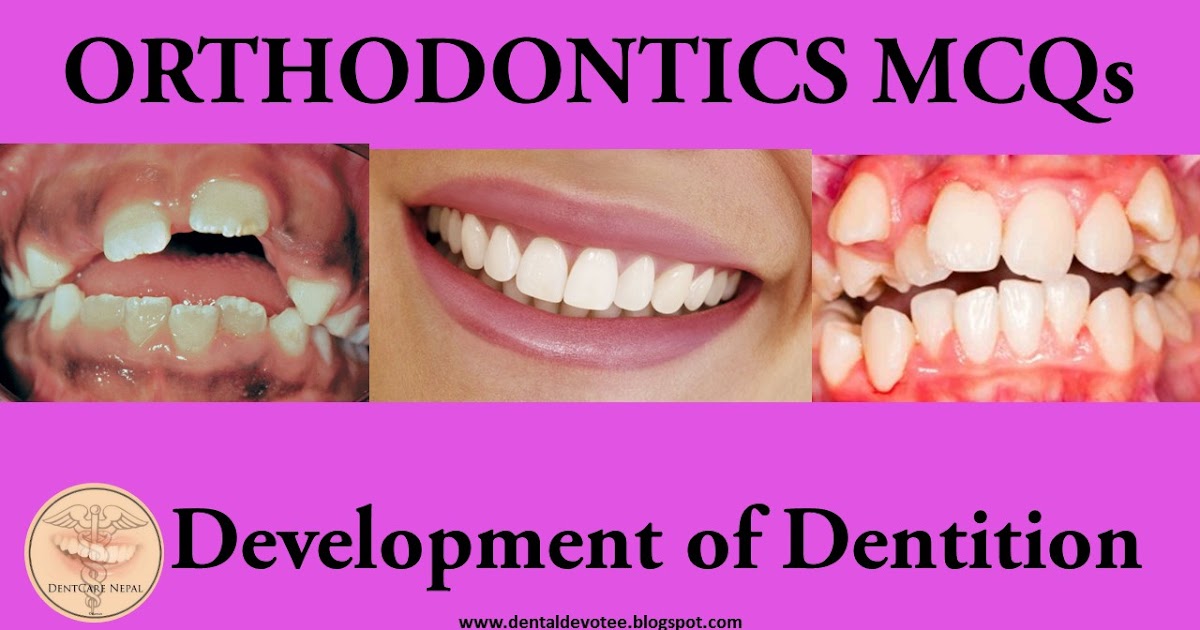 Dentosphere : World of Dentistry: MCQs on Development of Dentition ...