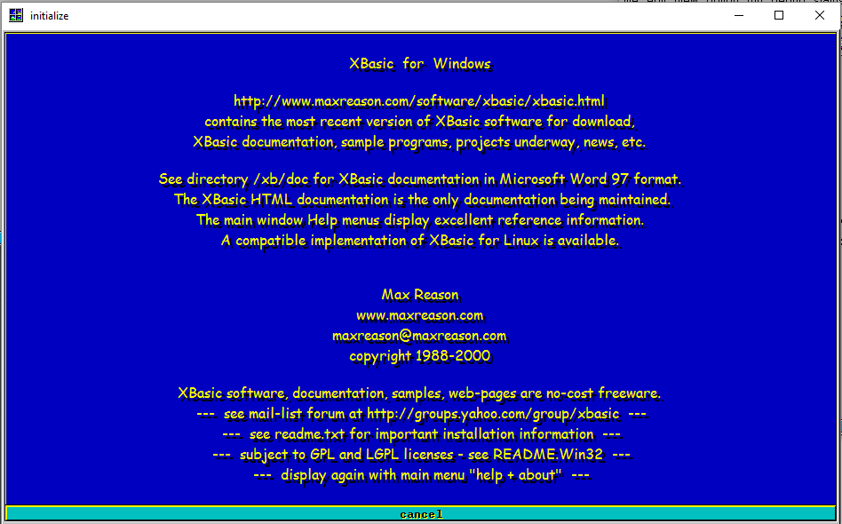 Aprendiendo C#, Python, C++, A.I, BASIC...: XBasic