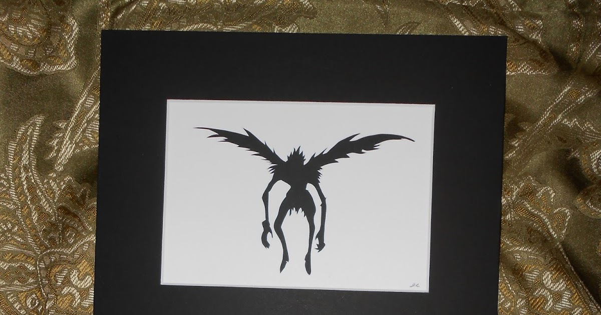 Jeff Ellison Art: Death Note: Ryuk silhouettes