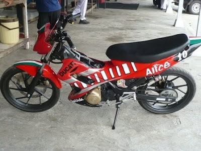 # Modifikasi 2012 Suzuki Satria FU Custom Body | MODIFIKASI MOTOR 2012 ...