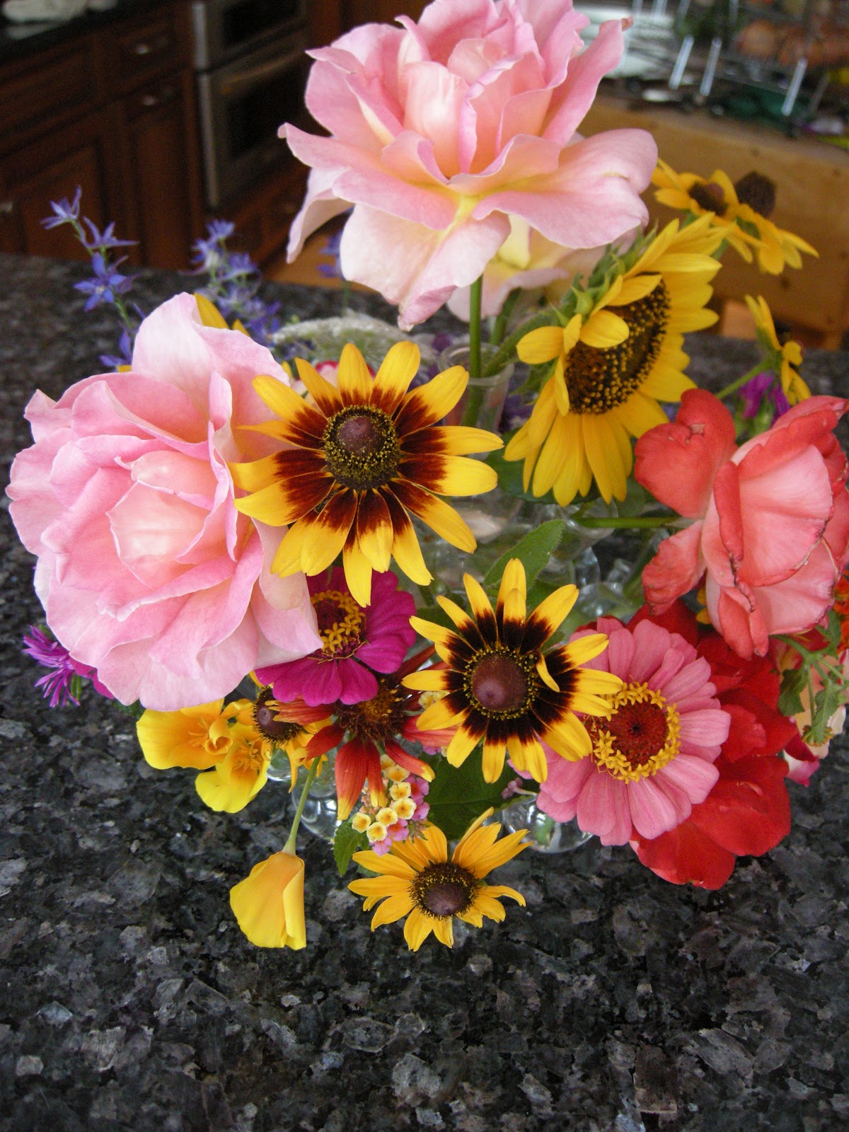 Kitchens Are Monkey Business: Rosie's Flowers.