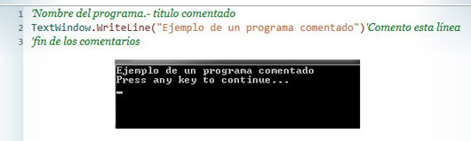 CodigoGX: Codigos de programación: Capitulo 4: Small Basic. Mi primer programa parte 3
