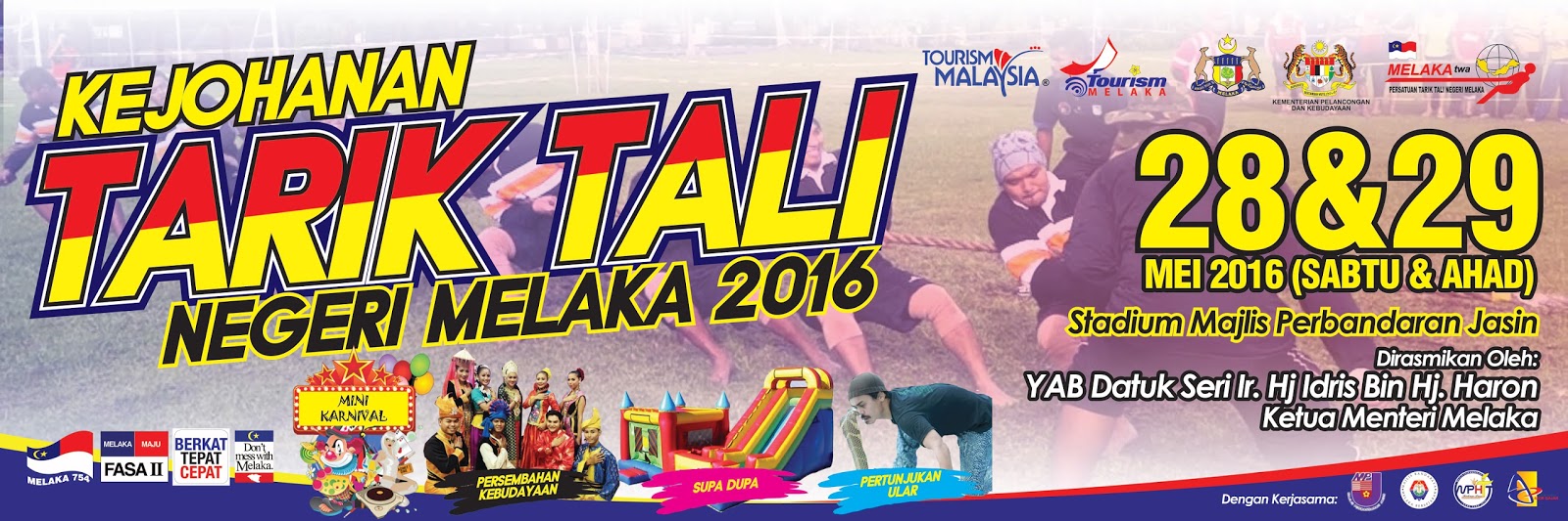 TOURISM MELAKA: KEJOHANAN TARIK TALI NEGERI MELAKA 2016