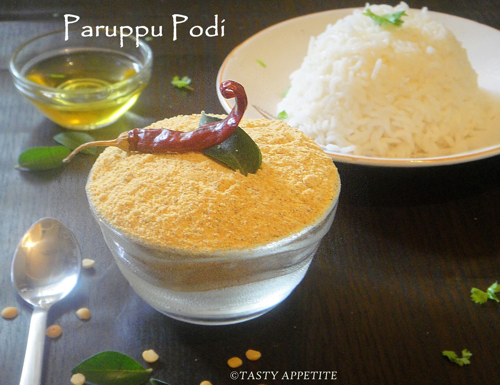 How to make Paruppu Podi at home / Paruppu Podi Recipe / Lentils Spice ...