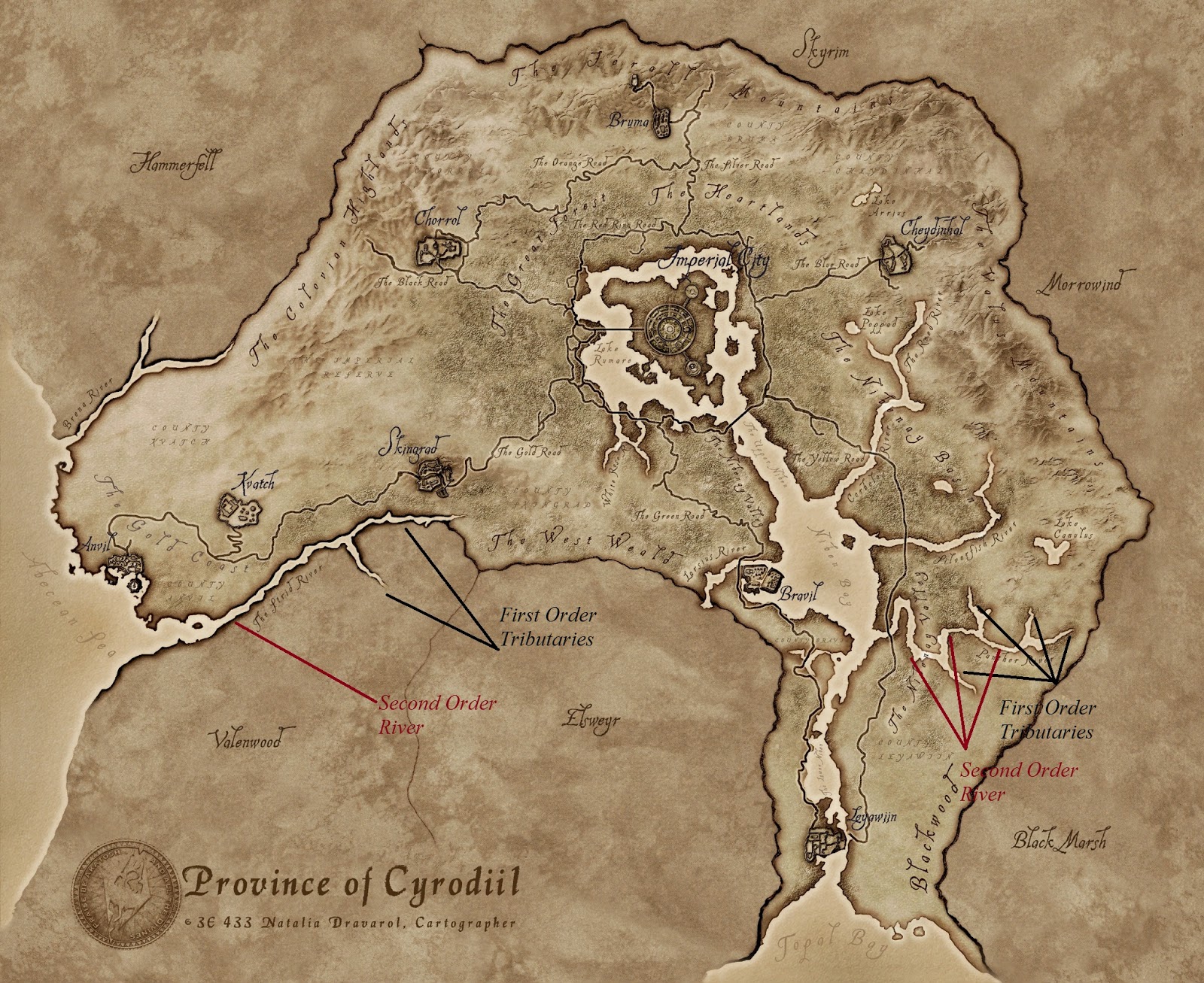 The Geography of Tamriel: The Hydrology of Tamriel
