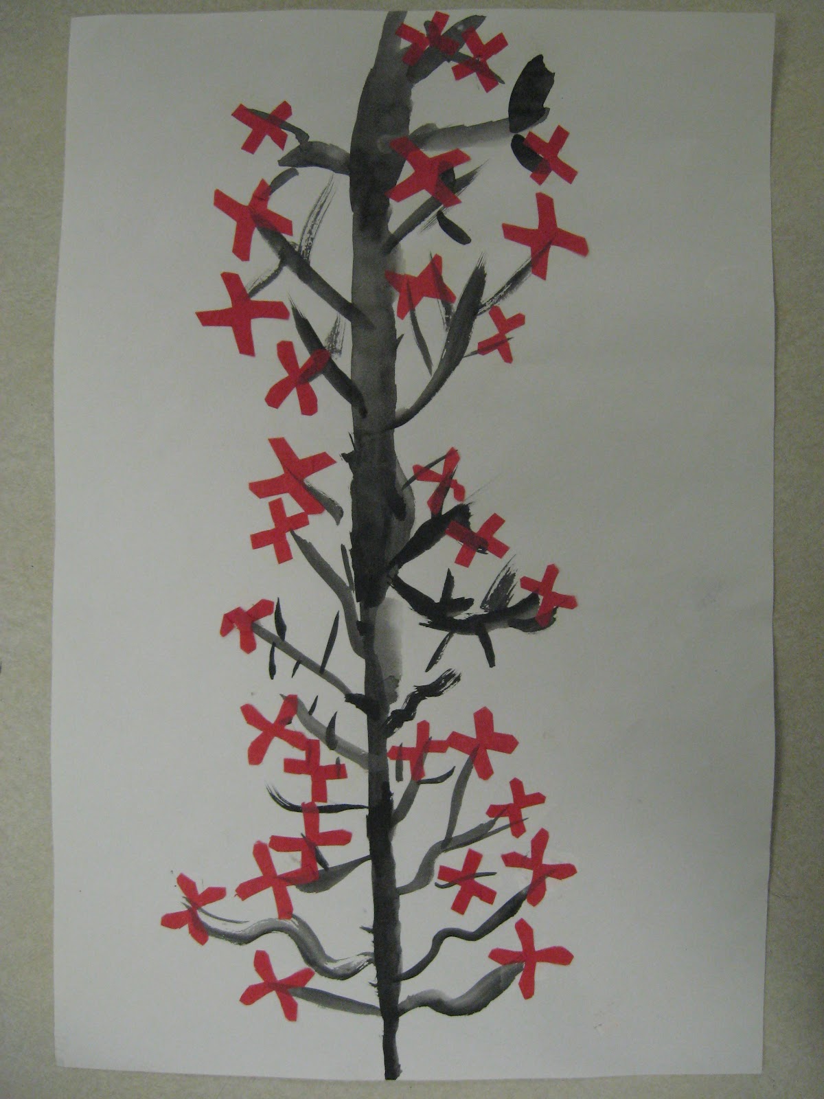 Miss Young's Art Room: 3rd Grade Cherry Blossom Trees