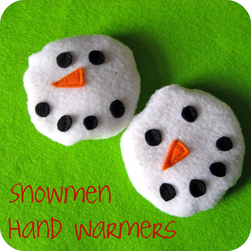 Snowmen Hand Warmers Tutorial & Printable