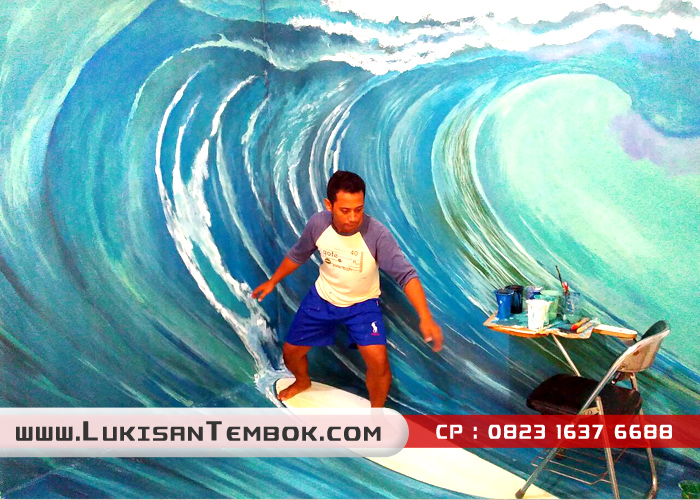 Lukisan Tembok 3 Dimensi Seni Lukis Dinding yang Mampu Menghasilkan ...