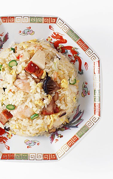 Chinese Rice With Pork And Mushrooms