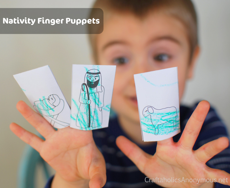 His Heart of Compassion: Printable Nativity Playsets and Finger Puppets