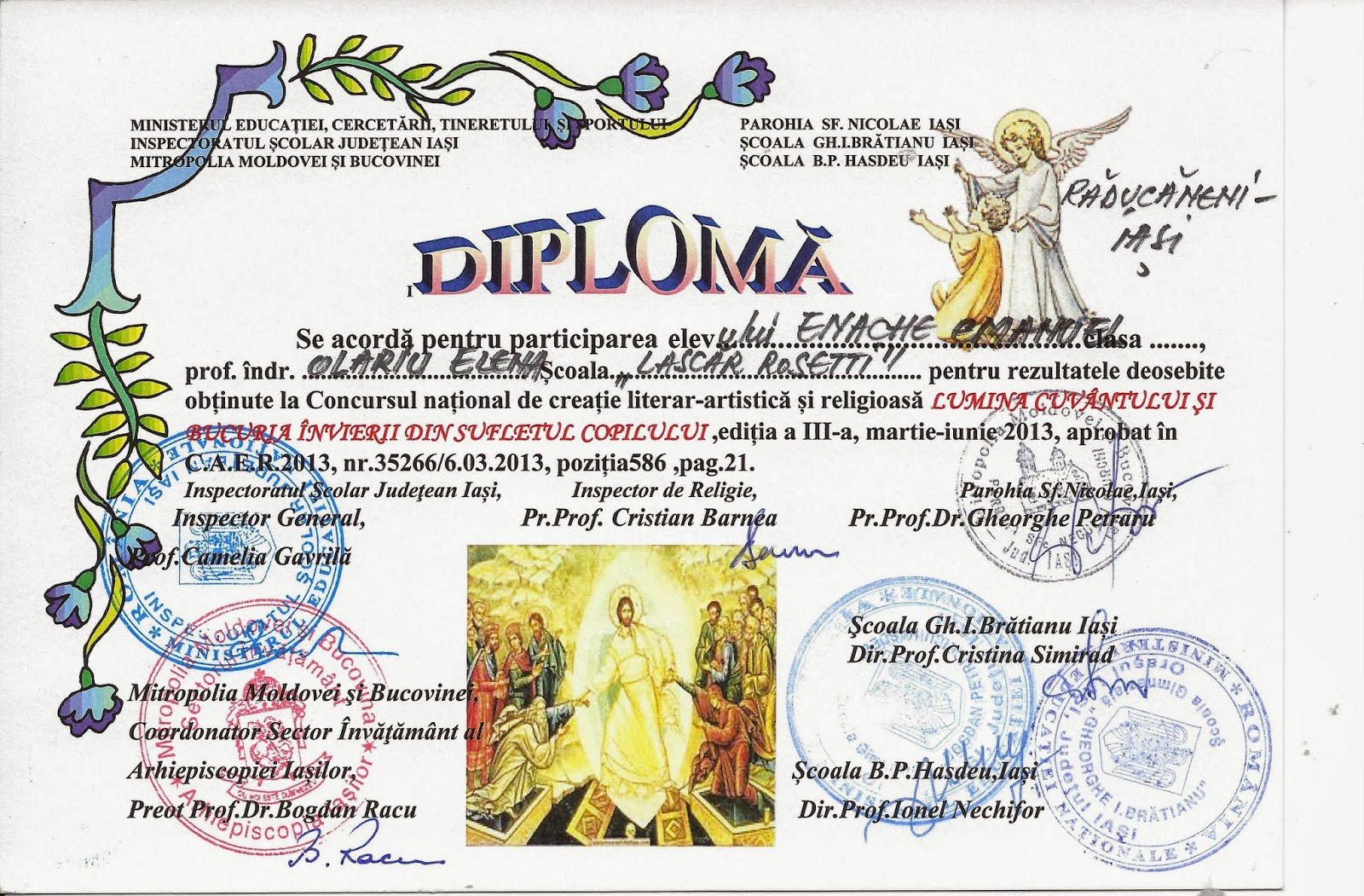 Scrieri cu... cap: new diploma