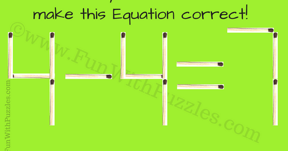 Tricky Matchstick Math Puzzle: Test Your Skills
