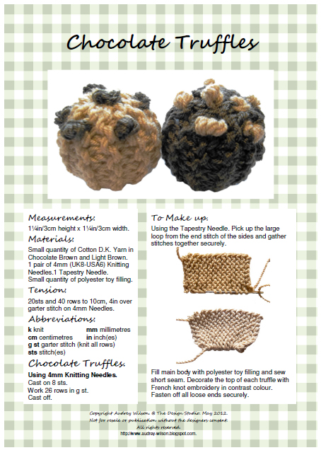 UK Hand Knitting Association. Make Me Sweet. Free Hand Knitting Patterns.