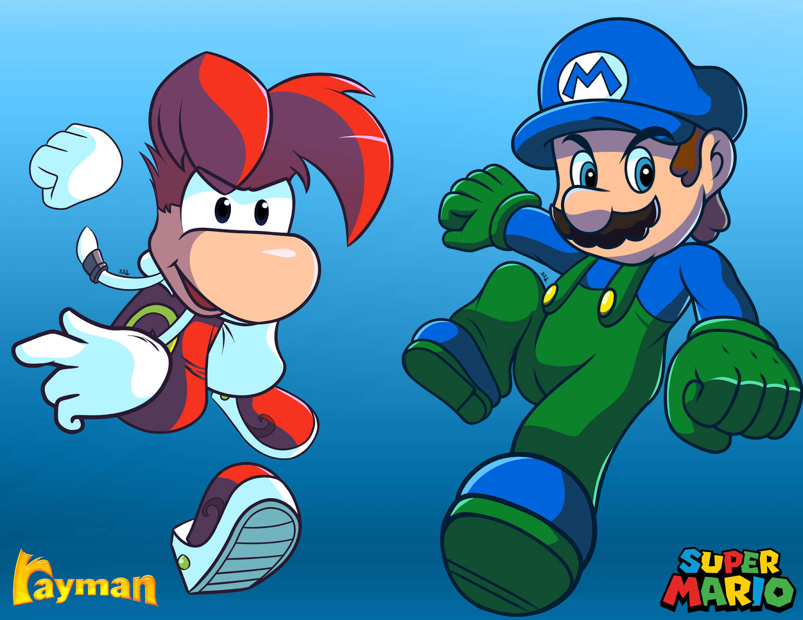 Rayman & Mario | SuperSegaSonicSS SFW Blog