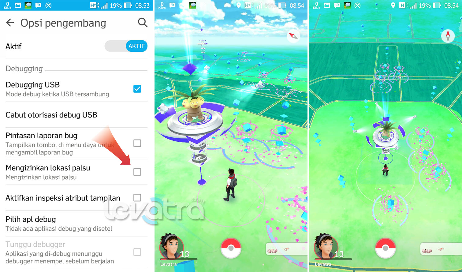 Cara Ubah Lokasi GPS Pokemon GO Dengan Fake GPS Location - Levatra