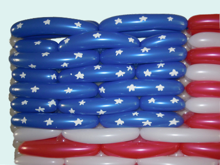 CLASSICAL: American balloon flag