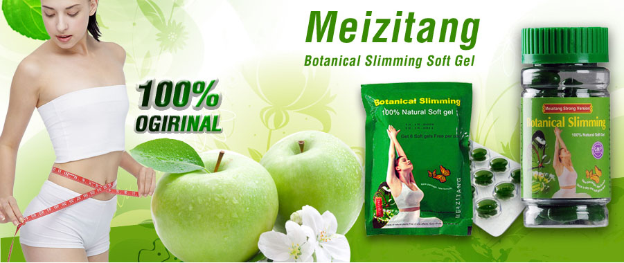 Meizitang Botanical Slimming Natural Soft Gel dan Meizitang Kemasan ...