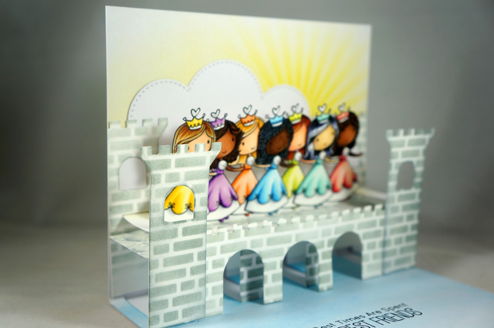 Kara Lynne's Card Designs: Let's Do the Conga with MFT Princesses!